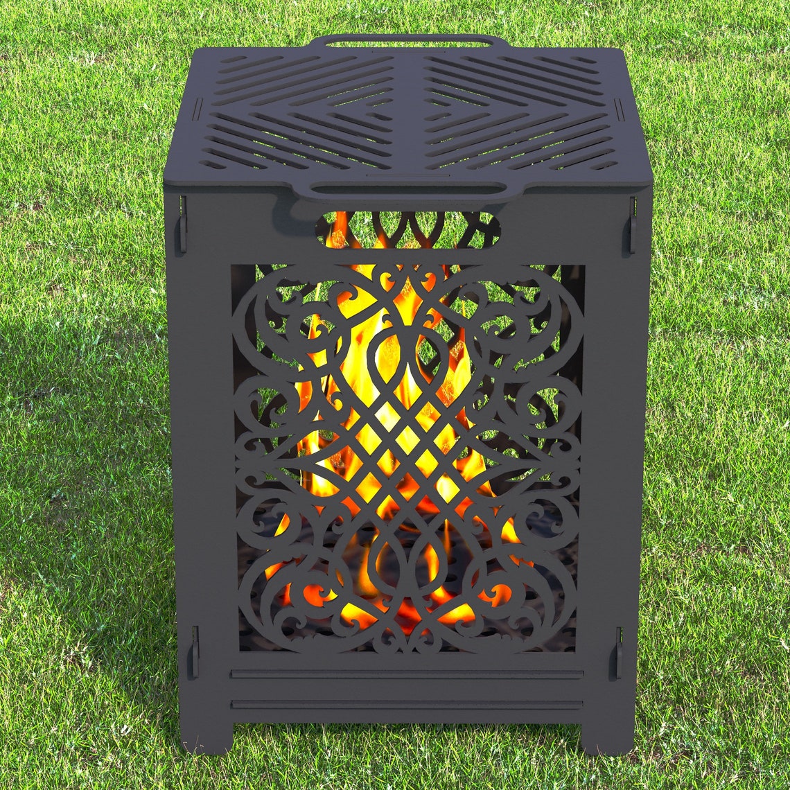 Fire Pit BBQ Barbecue Dxf Files for - Etsy