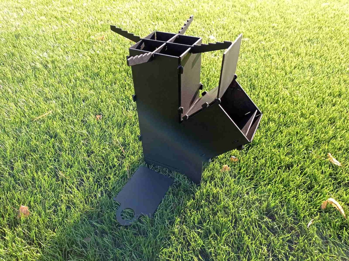 Rocket Stove Small Size, Fire Pit,mangal BBQ Barbecue Dxf,svg Files for ...