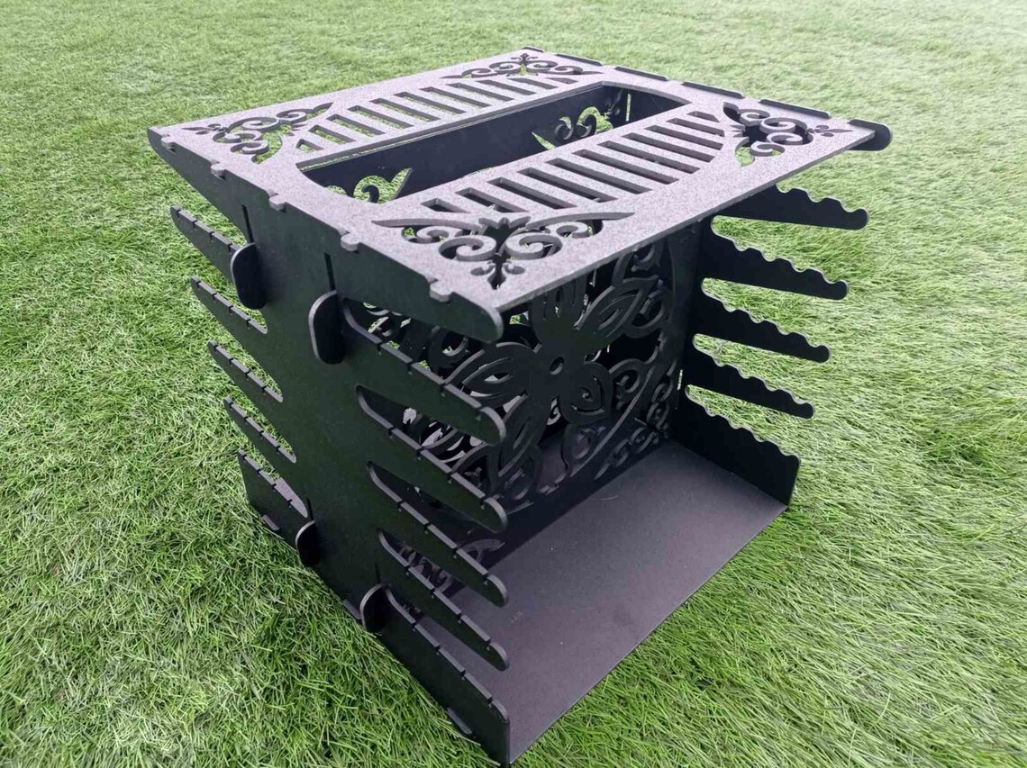 Сharcoal Fired Vertical Shawarma Kebab Grill DXFSVG Files for | Etsy