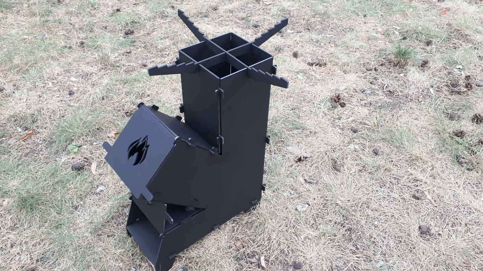 Rocket Stove Big Size,fire Pit,mangal BBQ Barbecue Dxf,cdr,svg Files ...