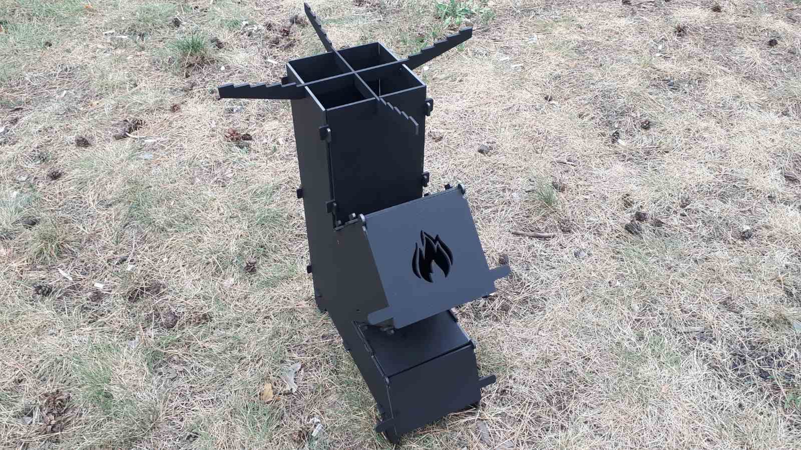 Rocket Stove Big Size,fire Pit,mangal BBQ Barbecue Dxf,cdr,svg Files ...