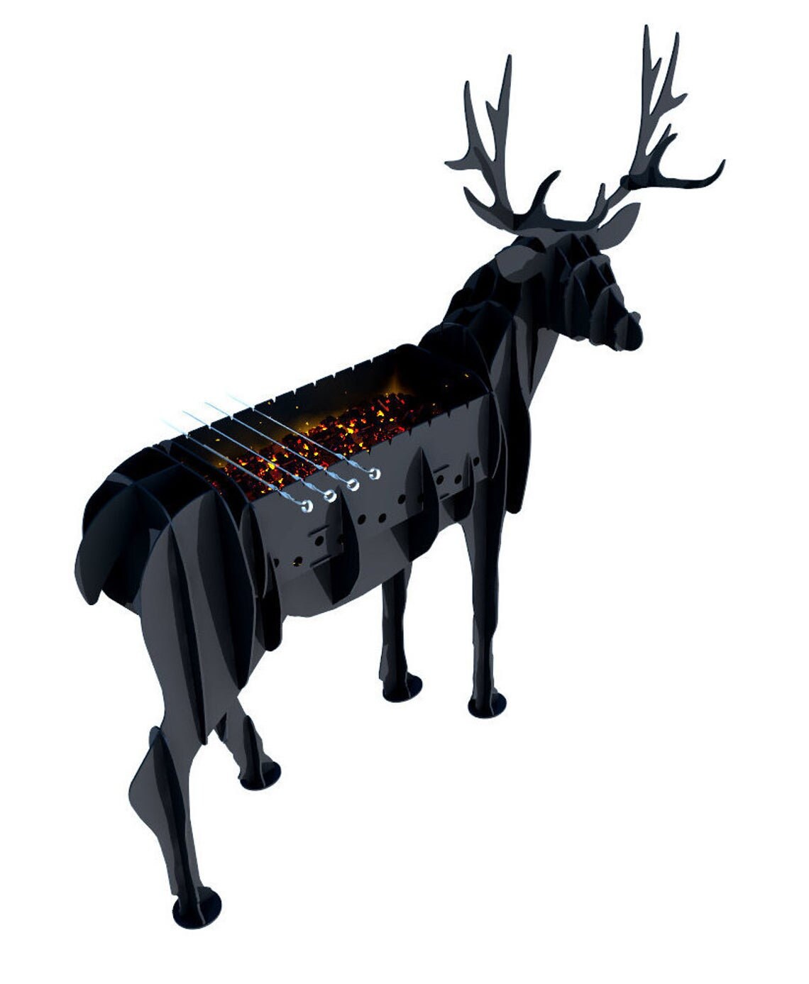DEER BBQ Cnc Animal Templates, Flower Stand, Cnc Laser and Plasma ...