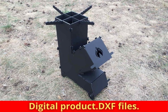 Rocket Stove Big Sizefire Pitmangal BBQ Barbecue Dxfcdrsvg - Etsy