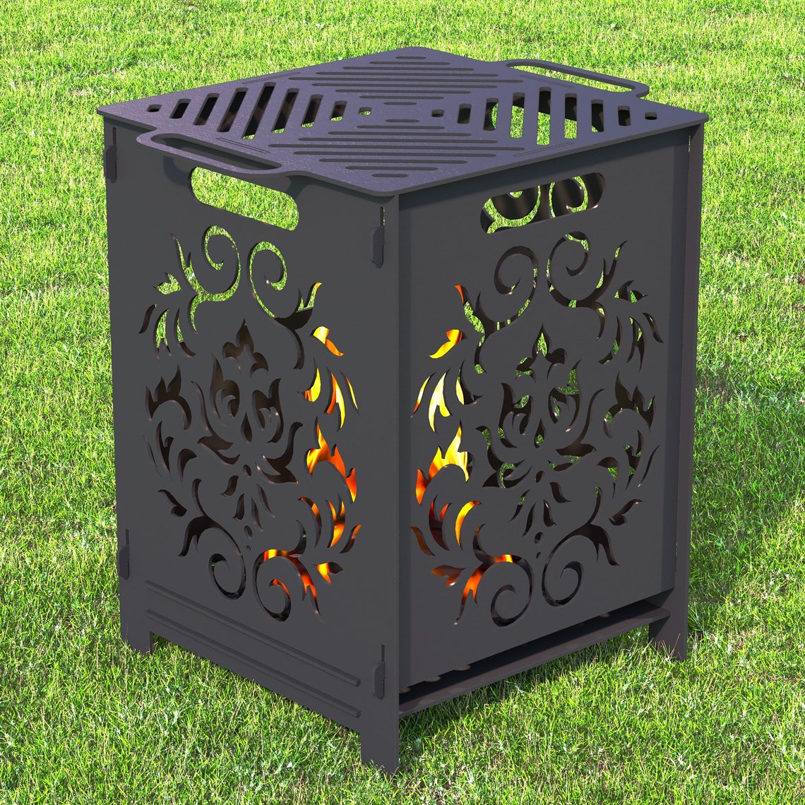 Fire Pit BBQ Barbecue Dxf Files for - Etsy