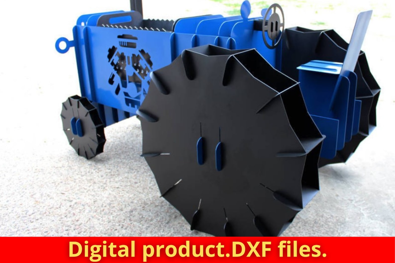 Tractor BBQ Cnc Animal Templates, Flower Stand, Cnc Laser and Plasma ...