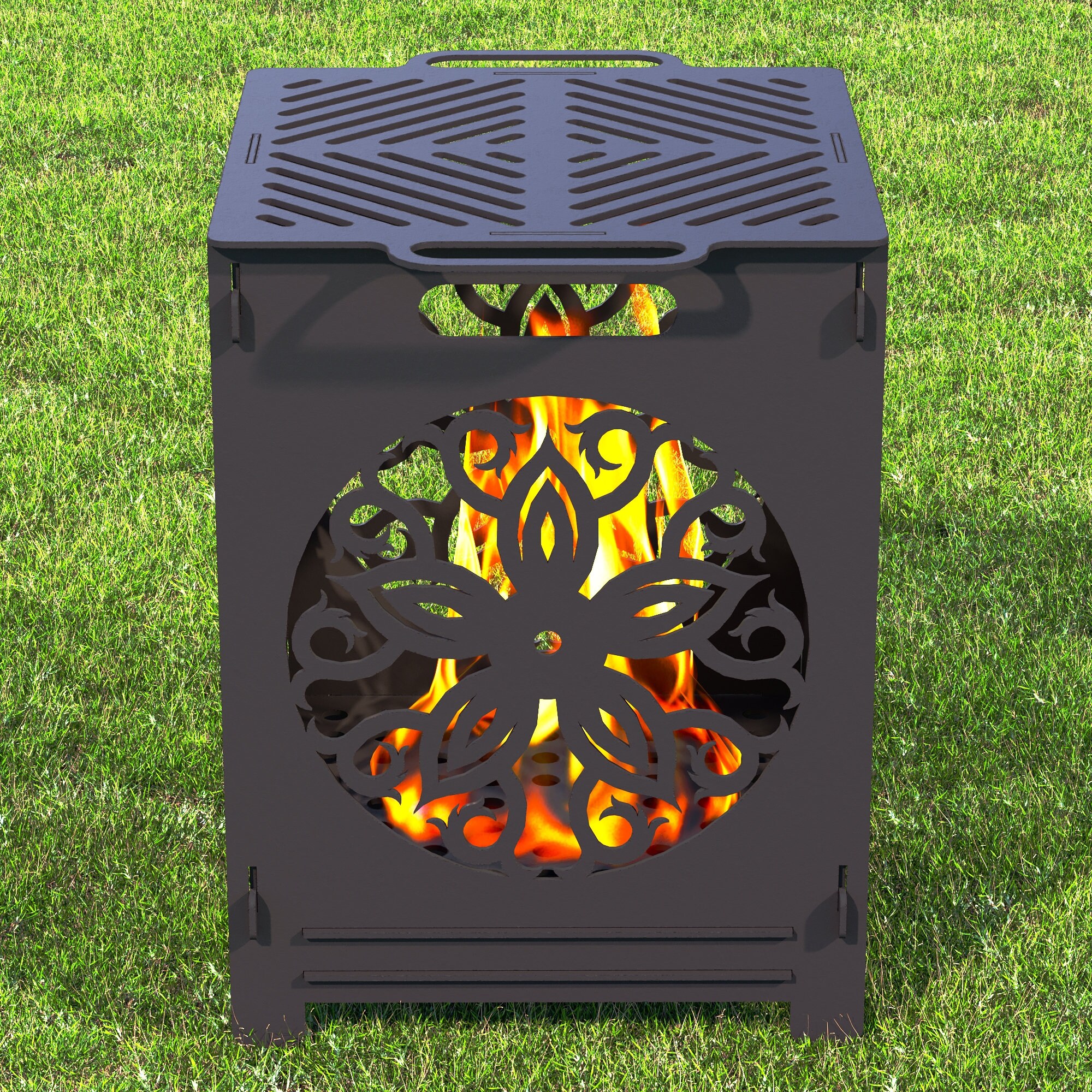 Fire Pit BBQ Barbecue Dxf Files for - Etsy