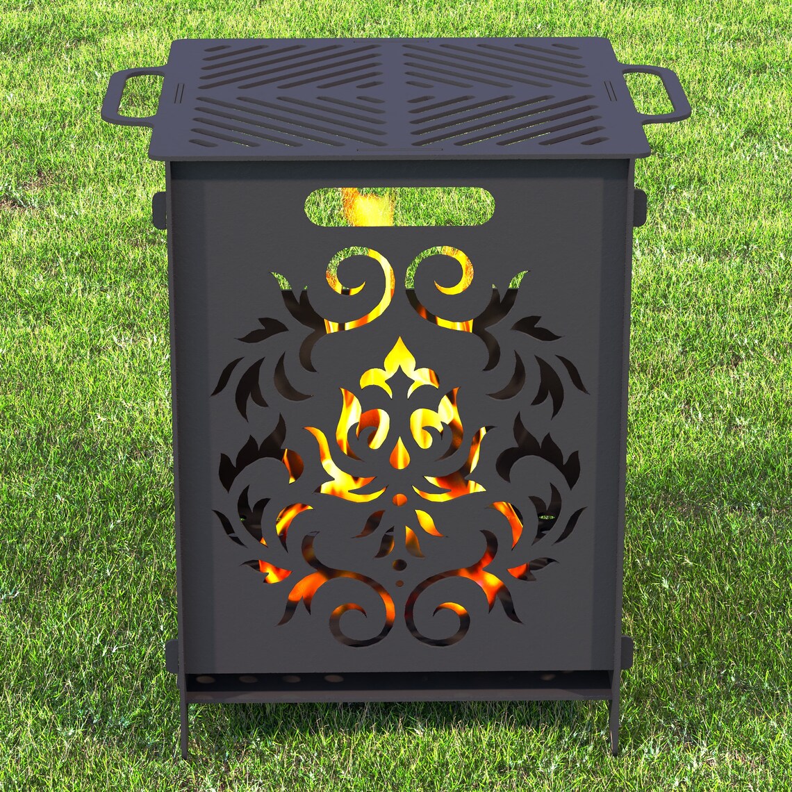 Fire Pit BBQ Barbecue Dxf Files for - Etsy