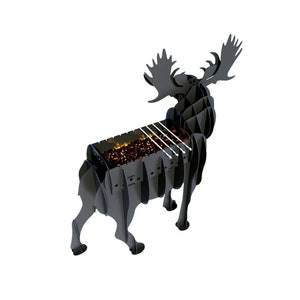 Elk BBQ Cnc Animal Templates, Flower Stand, Cnc Laser and Plasma ...