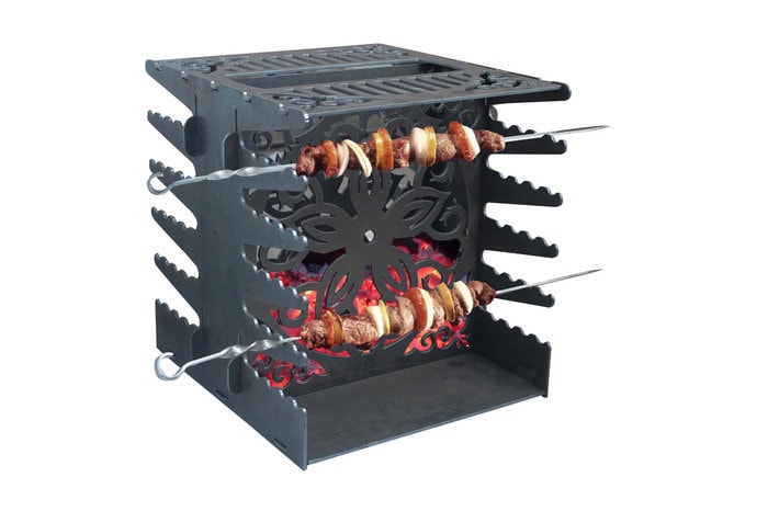Сharcoal Fired Vertical Shawarma Kebab Grill DXF,SVG Files for Plasma ...