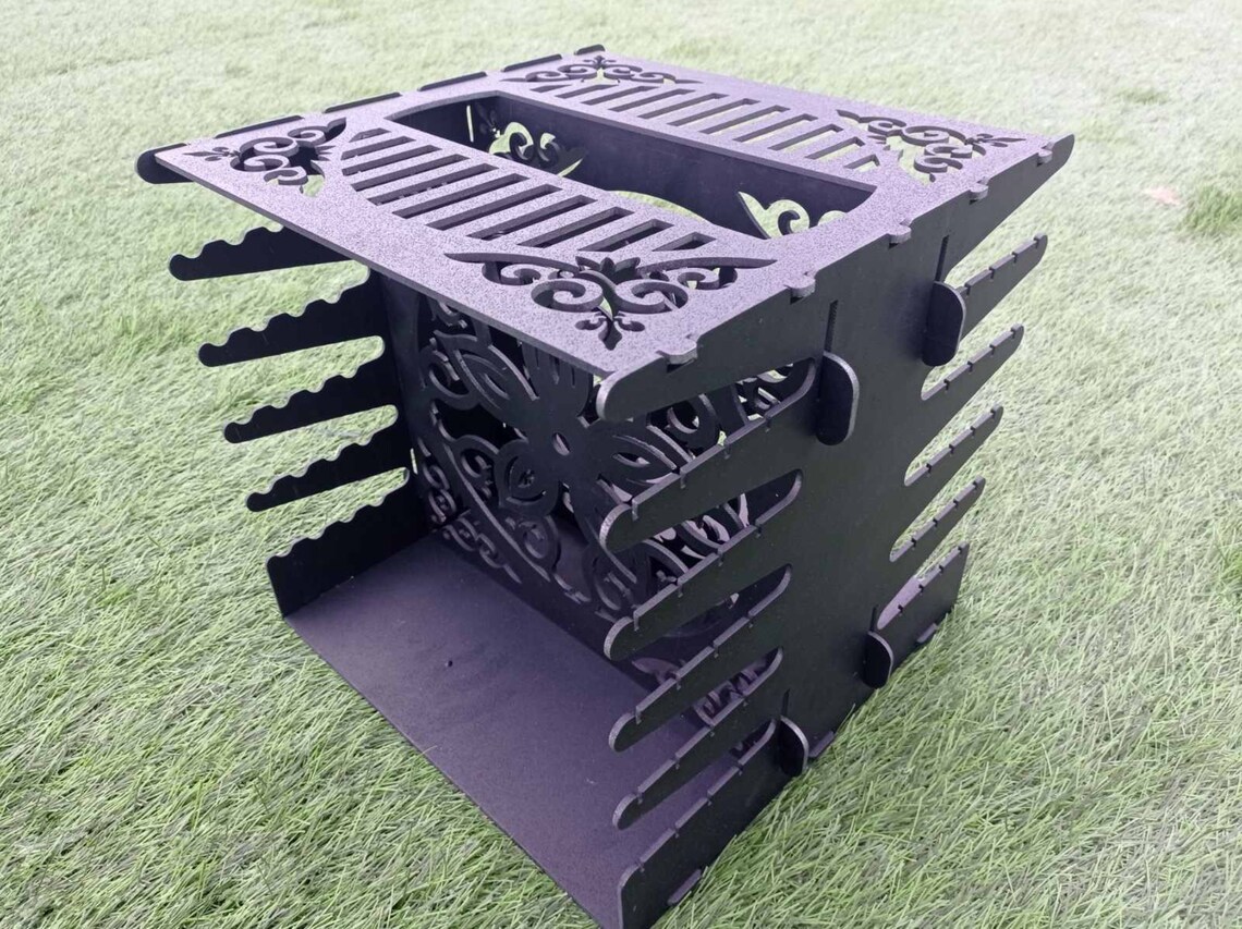 Сharcoal Fired Vertical Shawarma Kebab Grill DXFSVG Files for | Etsy