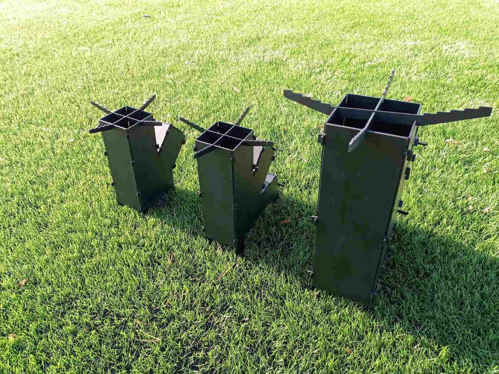 Bundle 3 Pcs.rocket Stove,fire Pit,mangal BBQ Barbecue Dxf,svg Files ...
