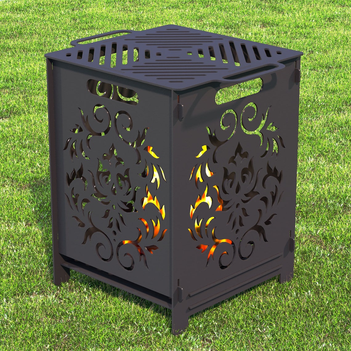 Fire Pit BBQ Barbecue Dxf Files for - Etsy