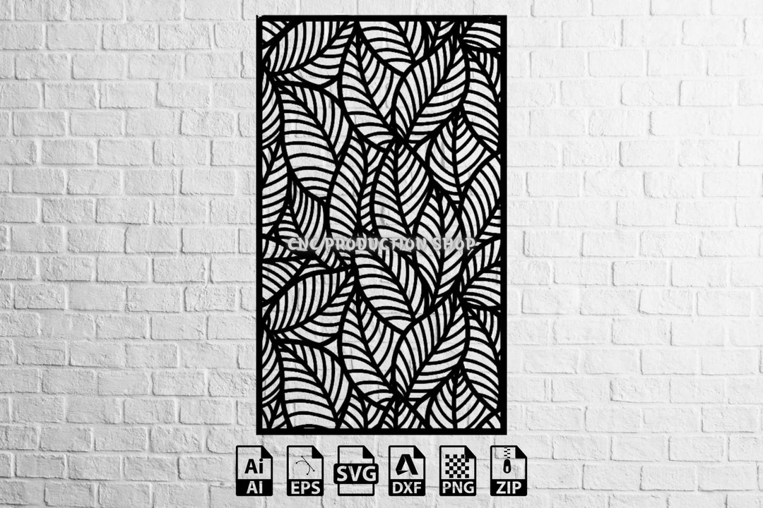 Panel 002 Vector Files,laser,plasma,cutting.cnc Digital Files Ai,pdf ...