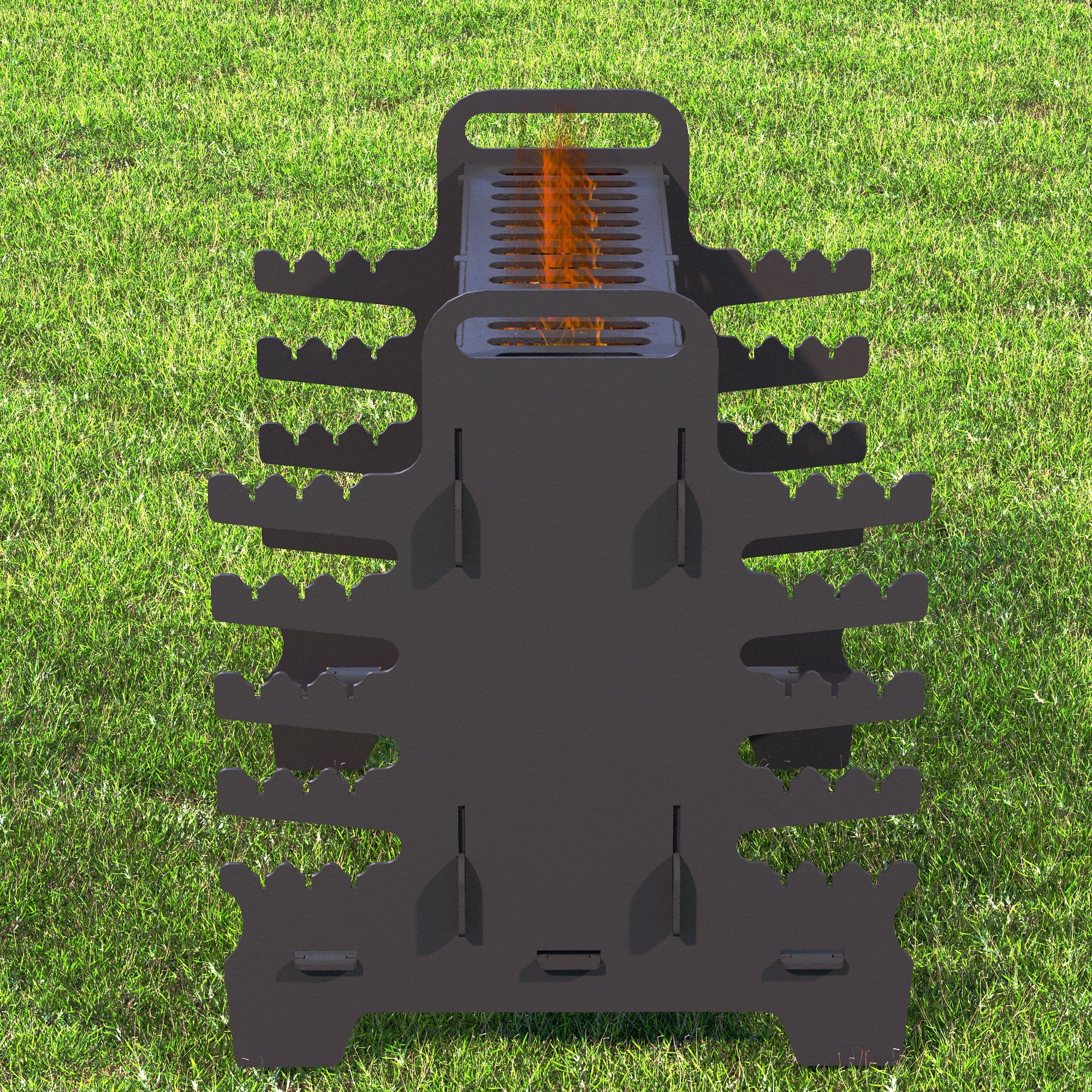 Сharcoal Fired Vertical Shawarma Kebab Grill DXF,SVG Files for Plasma ...