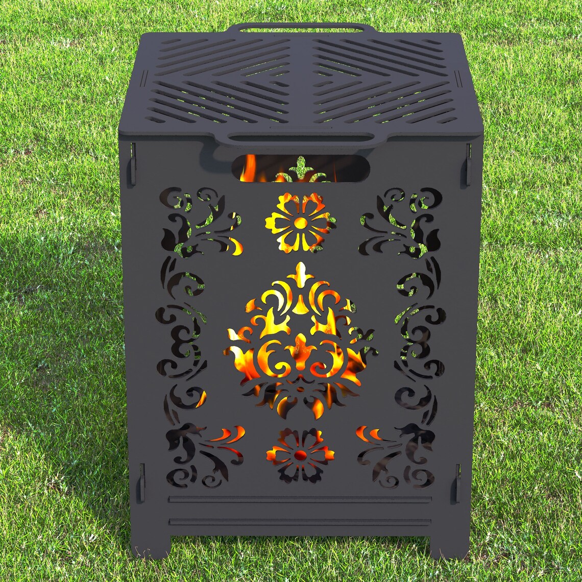 Fire Pit BBQ Barbecue Dxf Files for - Etsy