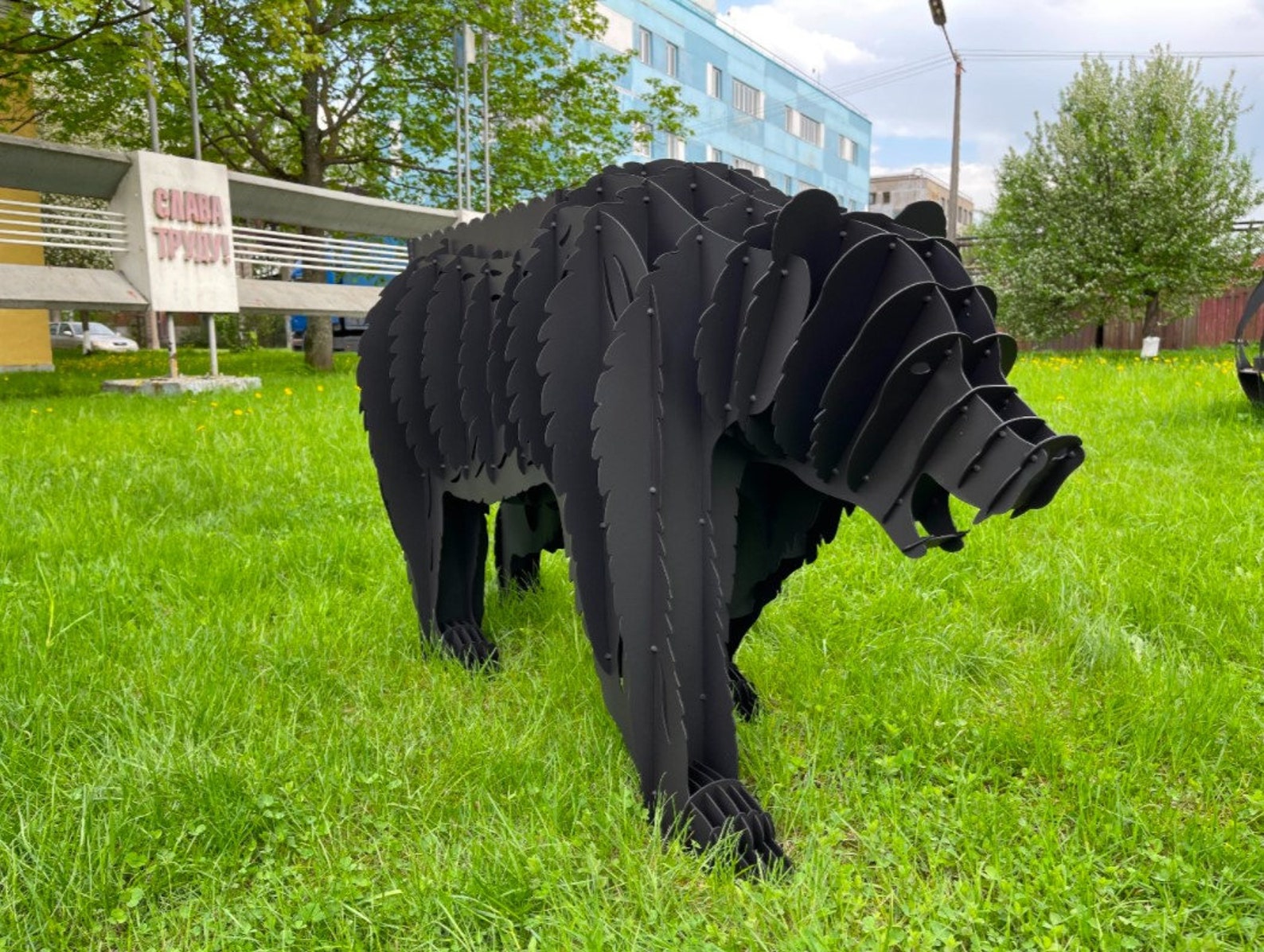 Bear BBQ DXF,SVG Cnc Animal Templates, Flower Stand,pit Cnc Laser and ...