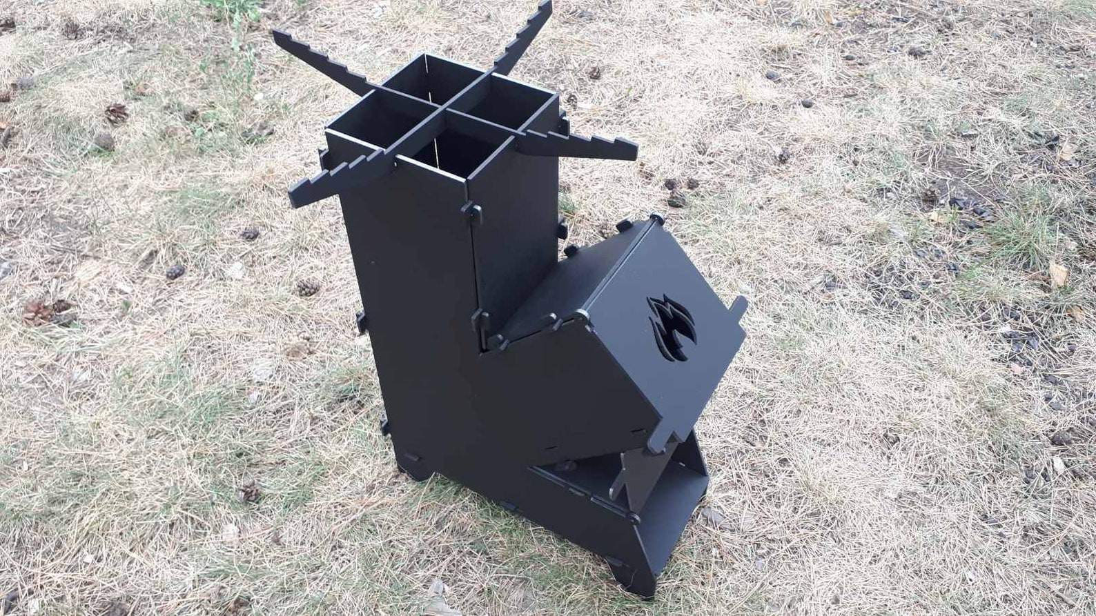 Rocket Stove Big Size,fire Pit,mangal BBQ Barbecue Dxf,cdr,svg Files ...