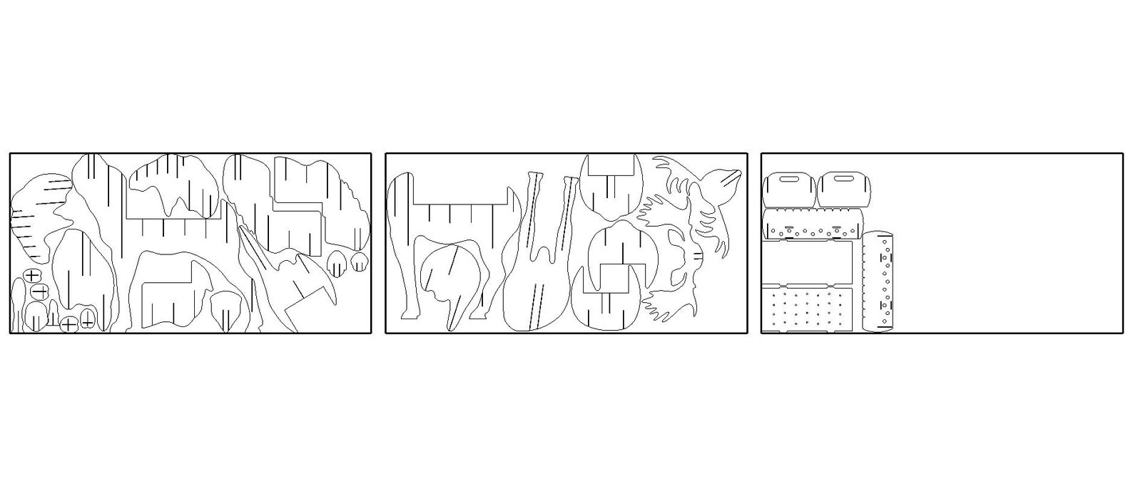 Elk BBQ Cnc Animal Templates Flower Stand Cnc Laser and - Etsy