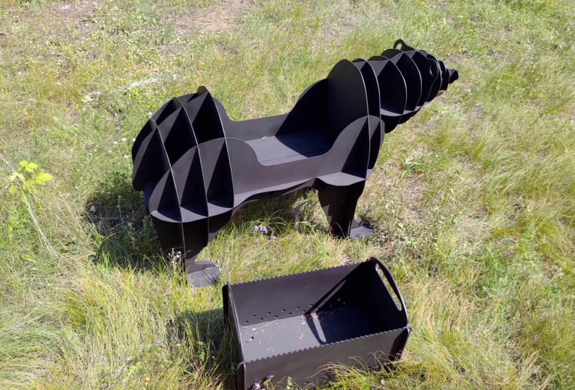 Bear BBQ Cnc Animal Templates Flower Stand Cnc Laser and - Etsy