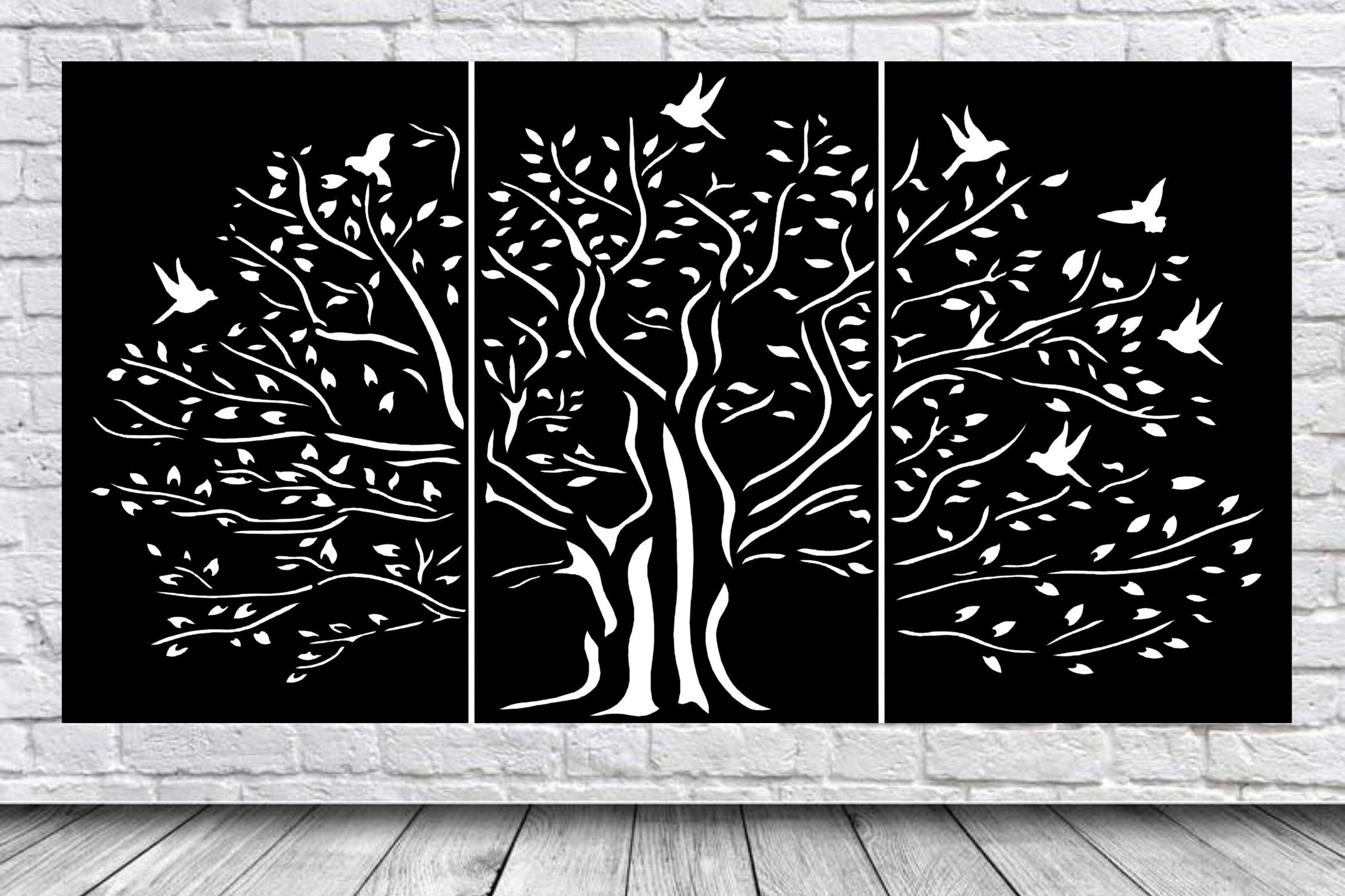 Panel 003 Panel Tree. Vector Files for Laser Cutting DXF - Etsy Australia