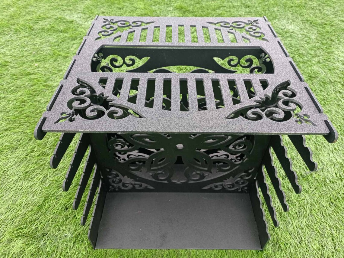 Сharcoal Fired Vertical Shawarma Kebab Grill DXFSVG Files for | Etsy