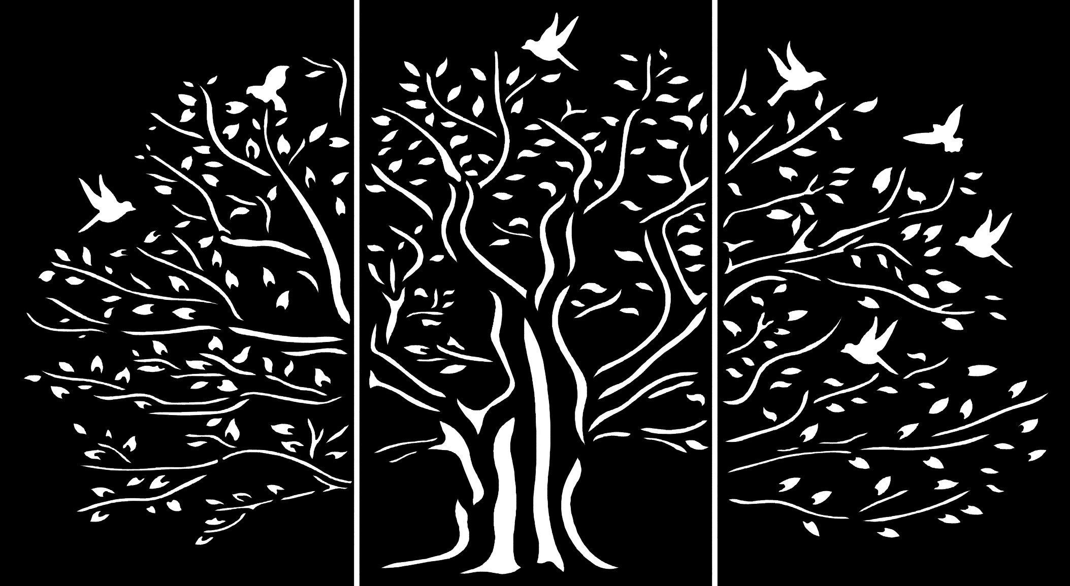 Panel 003 Panel Tree. Vector Files for Laser Cutting DXF - Etsy Australia