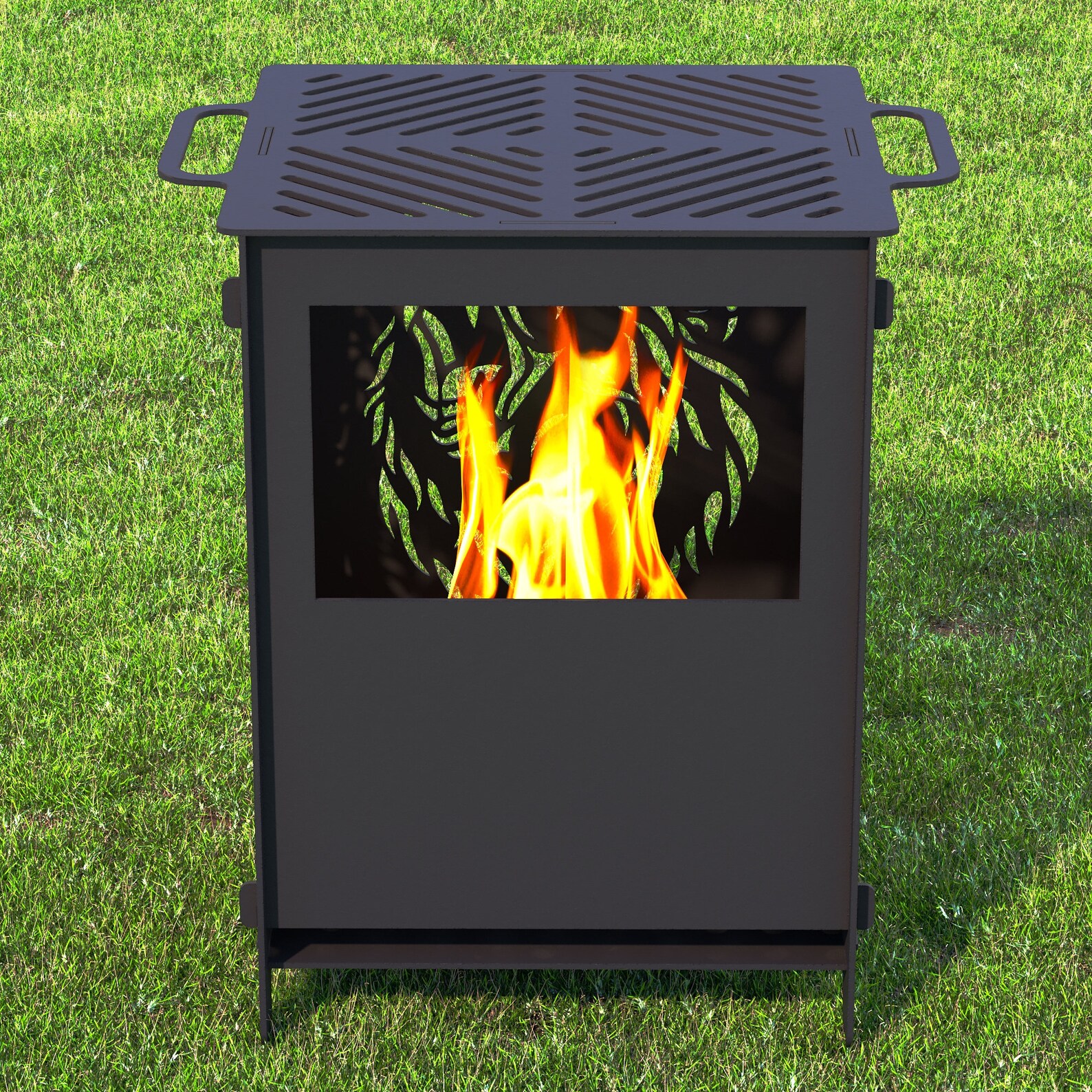 Fire Pit Bear,bbq Barbecue Dxf,svg Files for Plasma,laser,grill ...