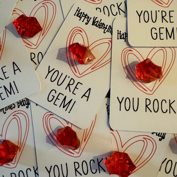 You Rock Valentine - Etsy