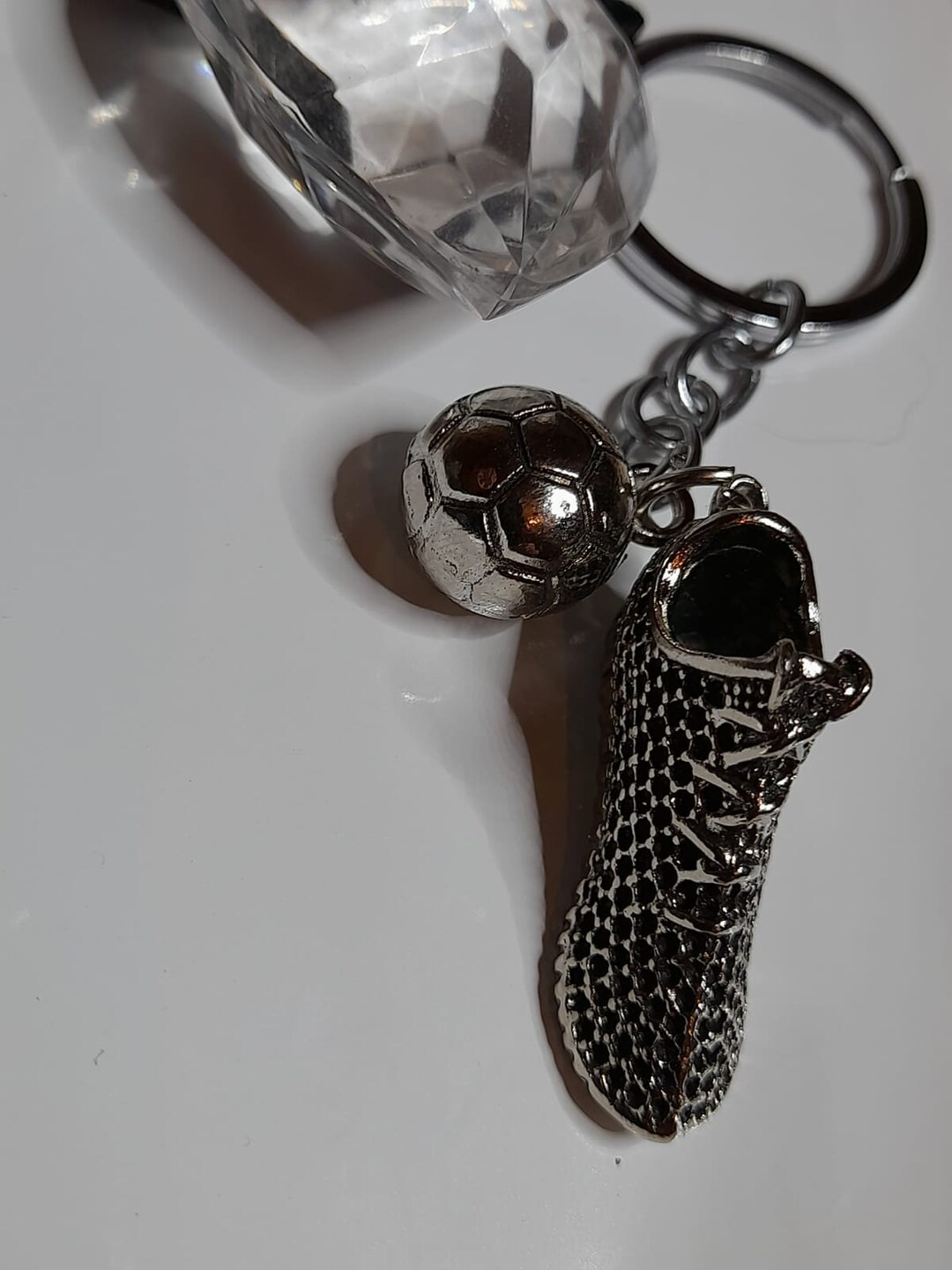 Football Boot Soccer Ball Keyring Keychain Personalised - Etsy UK