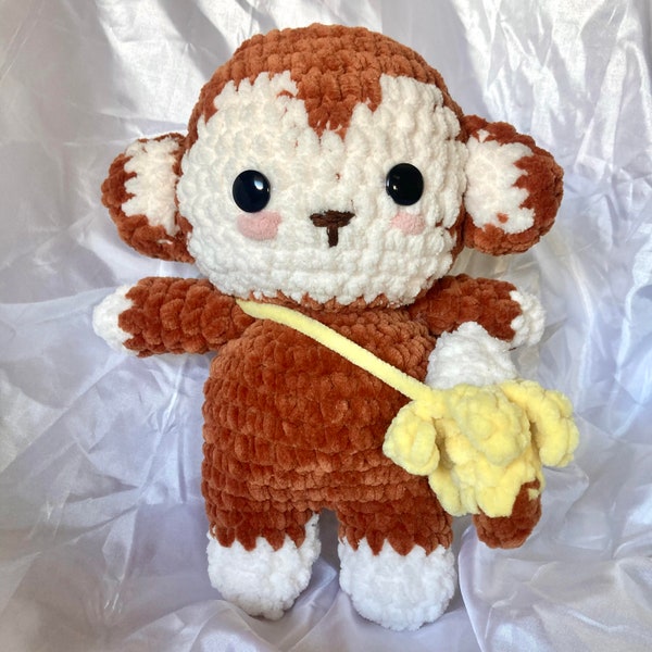 Monkey Plushie - Etsy