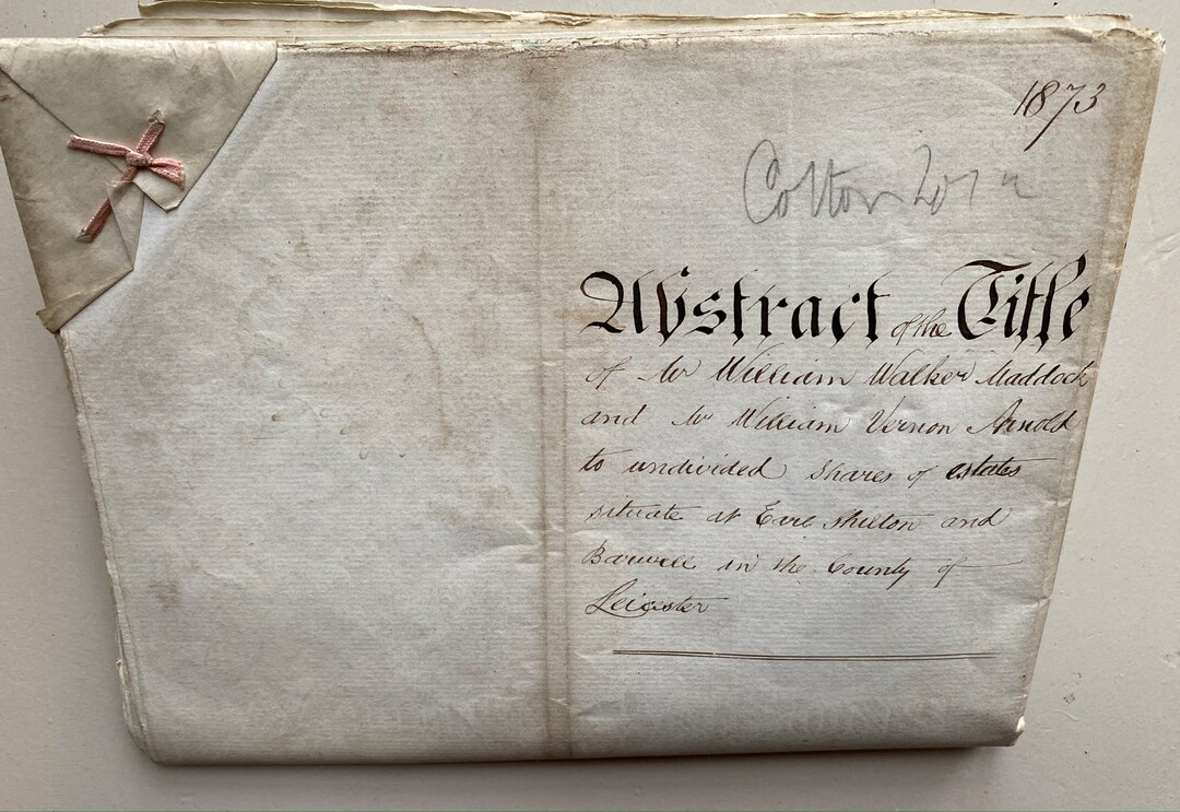 NEW STOCK Stunning Antique Extra Large English 1873 Parchment Legal ...