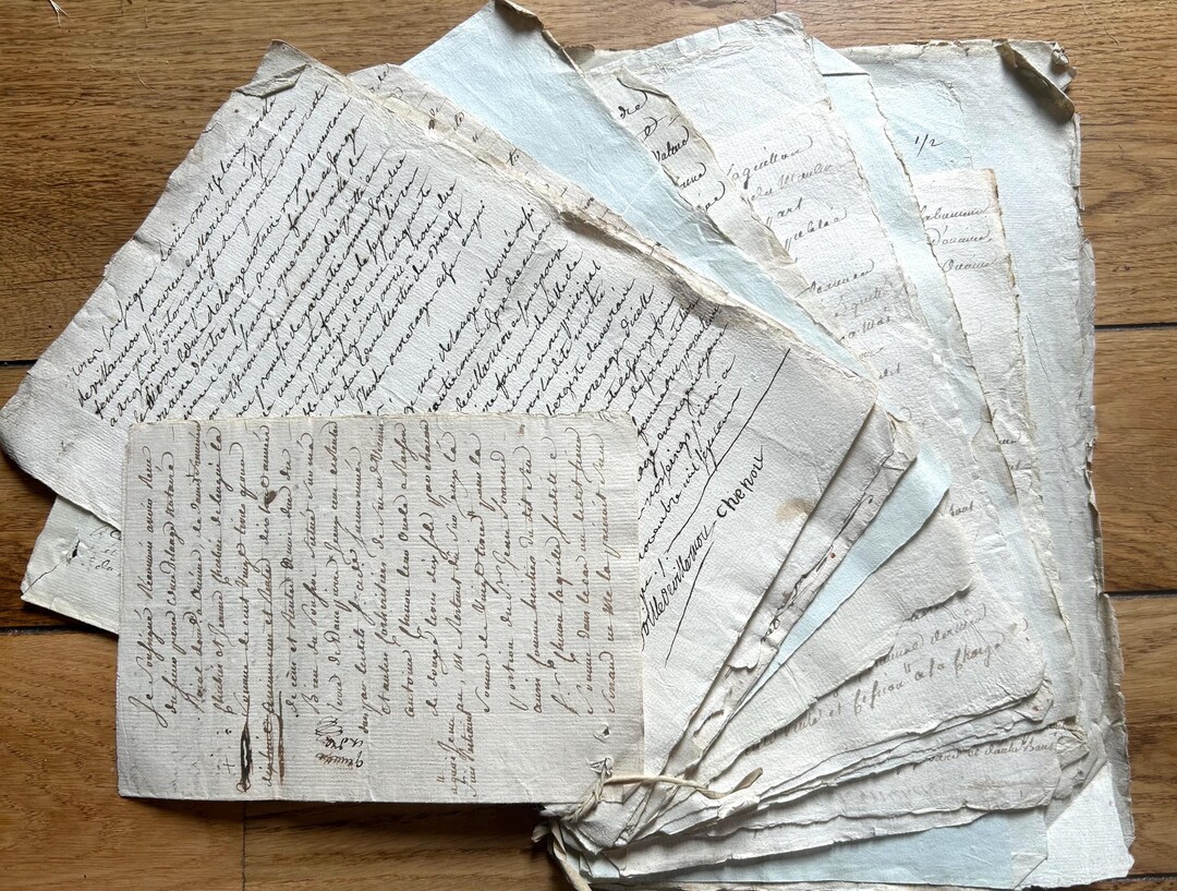 NEW STOCK Stunning Amazing 1700's Rare 20 Tied Documents Over 60 Pages ...