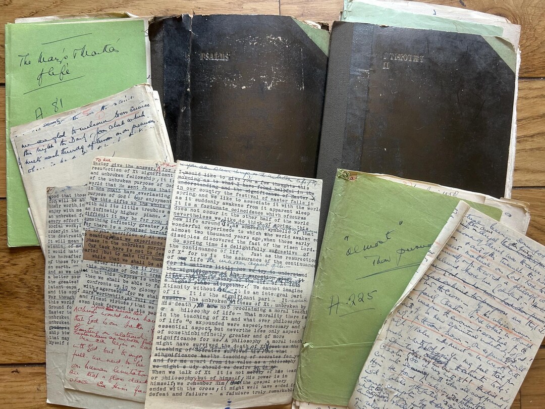 NEW STOCK Unusual Large Collection of Pair of Books Notebook Full of ...