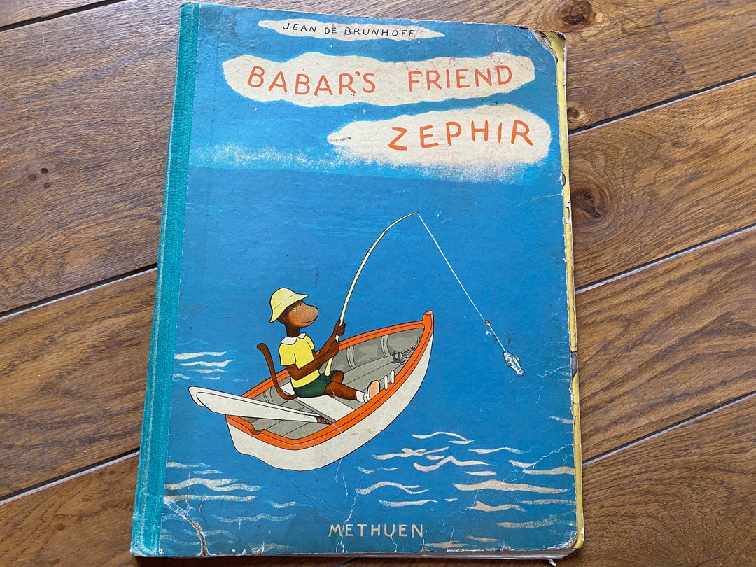 Vintage 1947 English Babar’s Friend Zephir Book School Grammar Reading ...