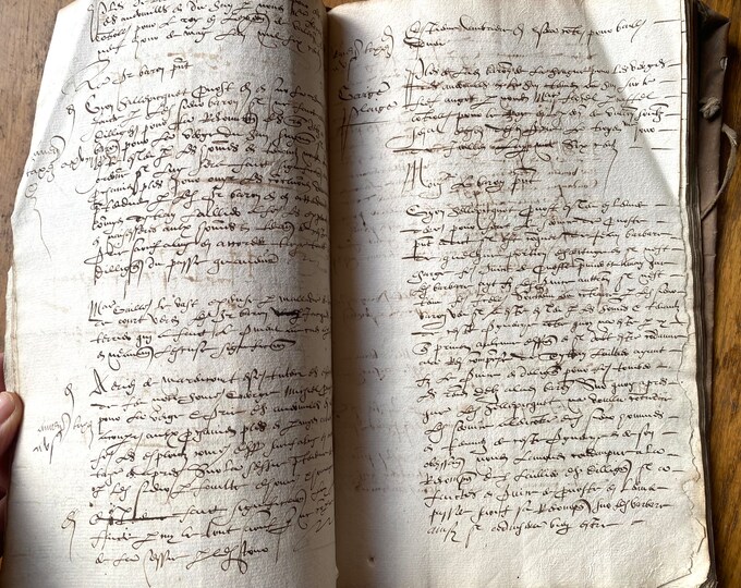 On Hold for Gaia Do Not Buy Very Rare 1595 Antique French Book ...
