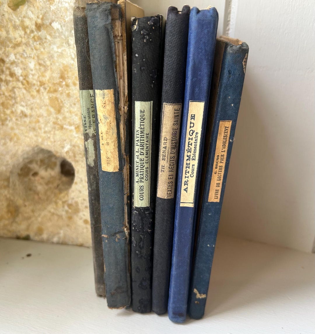 NEW STOCK Antique Vintage 1800-1900’s Bundle Stack Collection of 6 ...