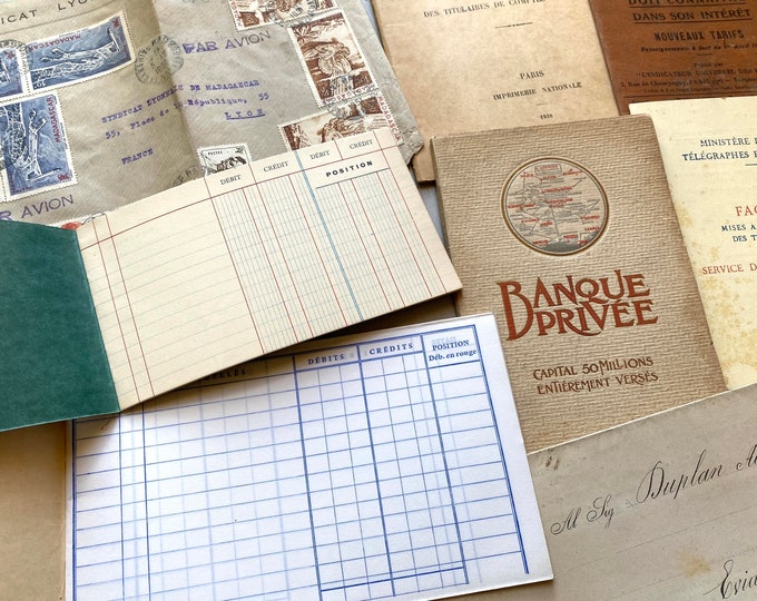 NEW STOCK Unusual Collection of 1900’s Vintage Bank French Booklets ...