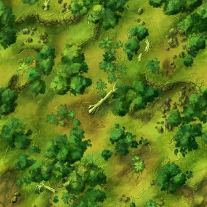 Jungle Battlemat / Adventure Grid • Battle Maps • Cast 'n Play ...