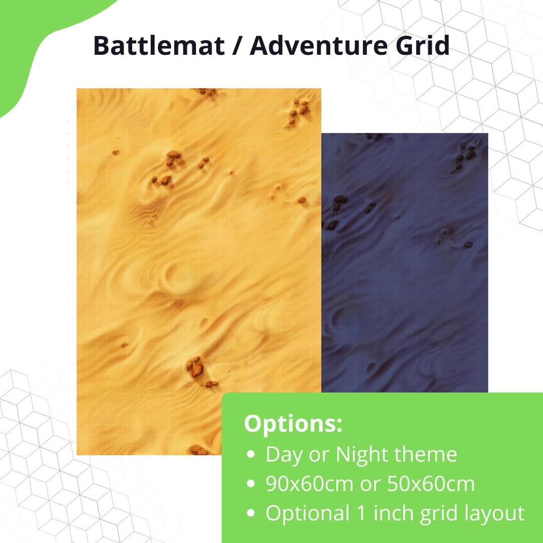 Desert Battlemat / Adventure Grid • Battle Maps • Cast 'n Play ...
