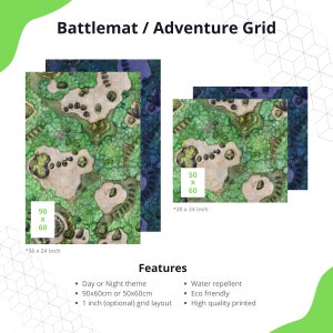 Oriental Bliss Battlemat / Adventure Grid • Battle Maps • Cast 'n Play ...