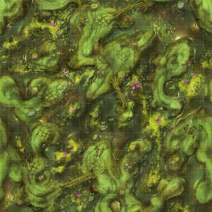 Swamp Battlemat / Adventure Grid • Battle Maps • Cast 'n Play ...