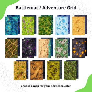 Jungle Battlemat / Adventure Grid • Battle Maps • Cast 'n Play ...