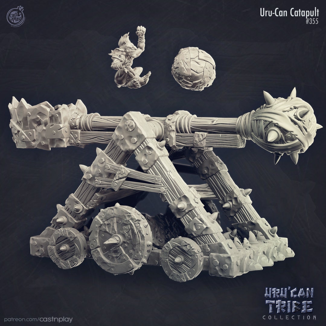Uru'can Catapult #355 • Uru'can Tribe • Cast 'n Play • 3D Printed 32mm ...