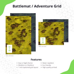 Forest Battlemat / Adventure Grid • Battle Maps • Cast 'n Play ...