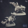 Kodo Rider and Kodo Chaotic Evil Orcs My 3D Print Forge 3D Printed 32mm ...