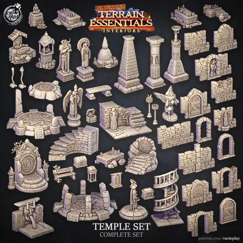 Portals, Invocations and Fountains • Temple Set • Terrain Essentials ...