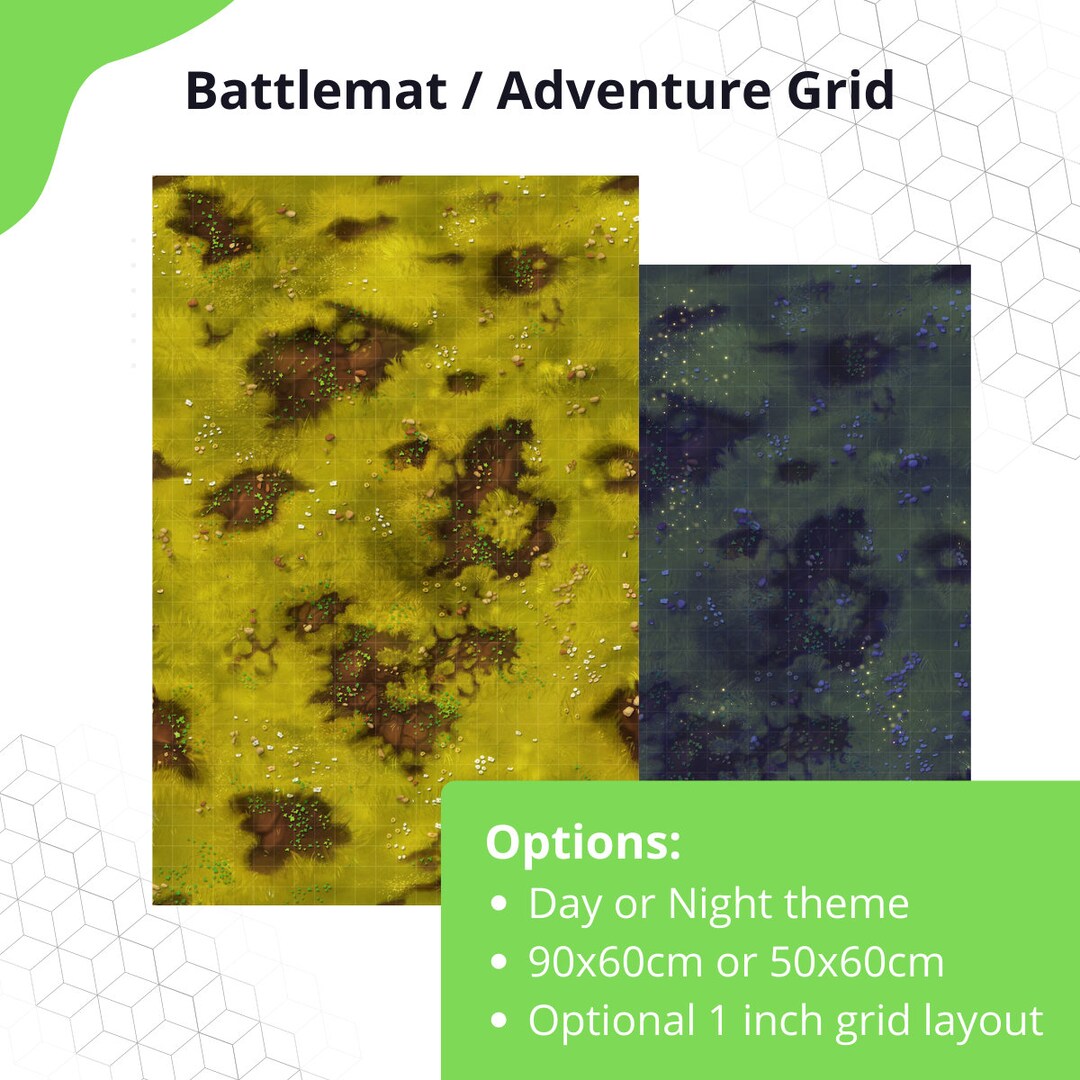 Forest Battlemat / Adventure Grid • Battle Maps • Cast 'n Play ...