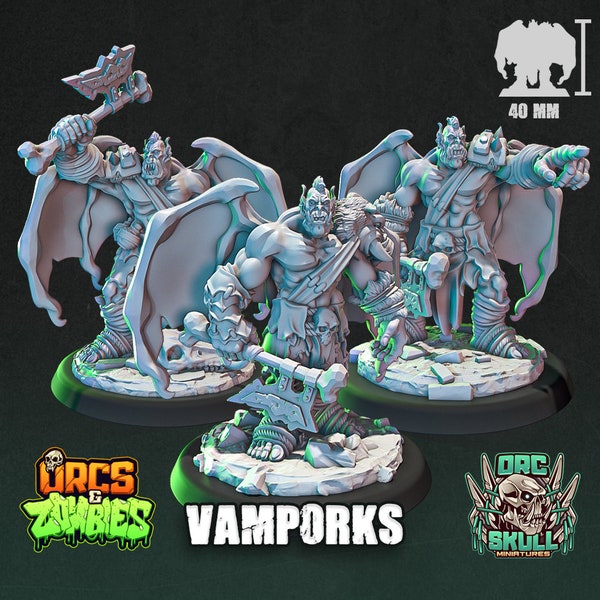 Orc Skull Miniatures - Etsy