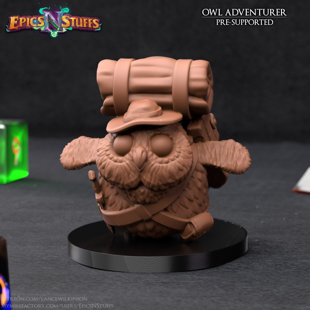 Owlkin Adventurer • Owlkin • Epics 'N' Stuffs • 3D Printed 32mm ...