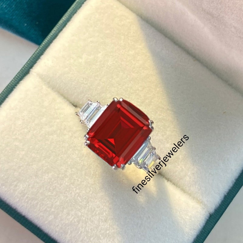 Red Ruby Ring - Etsy